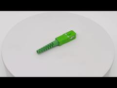 Stivale quadrato 33mm del connettore 3.0mm della fibra di modo dello Sc di UPC APC singolo