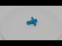 Flange FC To ST Hybrid Fiber Adapter Simplex Plastic Housing OEM ODM
