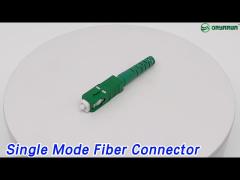 Duplex Single Mode Fiber Connector 4.8mm SC Long Boot For Patch Cable