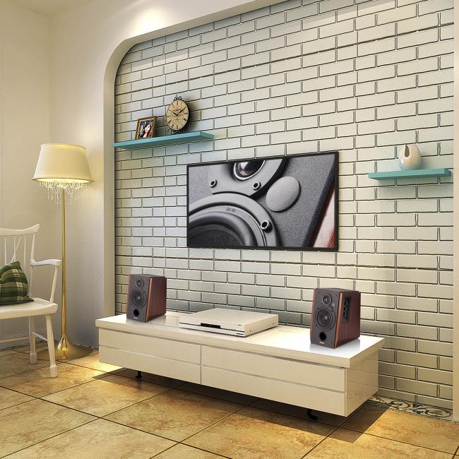 Vofull Bookshelf Speaker rear connections