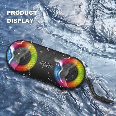 China USB RGB Light Waterproof Bluetooth Speaker , Wireless Mini Speakers OEM for sale