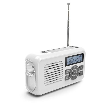 China Tragbares manuell durchgedrehtes Notradio-Solar angetrieben für Katastrophenschutz zu verkaufen