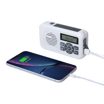 China Tragbares manuell durchgedrehtes Notradio-Solar angetrieben für Katastrophenschutz zu verkaufen