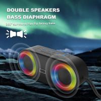 China ABS Silicone Material Waterproof Bluetooth Speaker Wireless Lightweight for sale