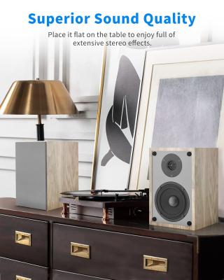 China Home Audio Bluetooth Bookshelf Speakers For Turntable Record Player for sale