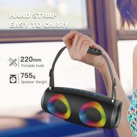China 2 Driver Stereo Wireless Portable Bluetooth Speakers Multifunctional for sale