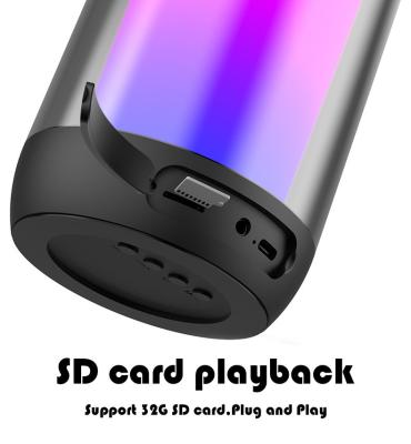 China Stereo RGB Wireless Portable Bluetooth Speakers With 1500mA Battery for sale
