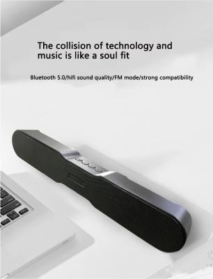 Cina 60W radio Soundbars fissato al muro, 2,0 Manica nero Soundbar con Bluetooth in vendita