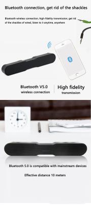 Cina 60W radio Soundbars fissato al muro, 2,0 Manica nero Soundbar con Bluetooth in vendita