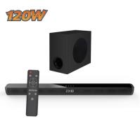 China Wall Mountable Wireless Bluetooth Soundbar 60W DC 19V 1.89A Input Power for sale