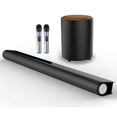 China Coaxial Input Wall Mounted Bluetooth Soundbar 40Hz 20KHz Frequency Response for sale