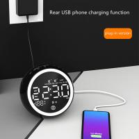 China Small Bluetooth Portable Clock Radio With Dual Alarm Function for sale