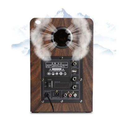 China 6 Ohms Wireless Active Bookshelf Speaker Stereo 100W Power Output for sale