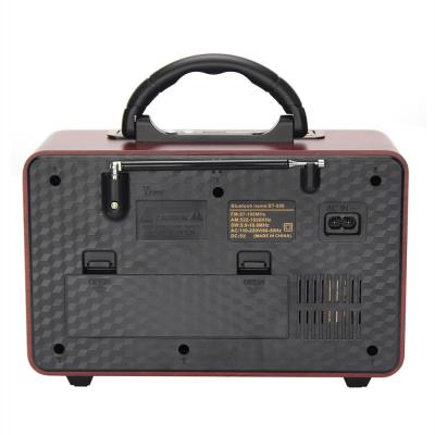 China 1200mhA Lithium Battery Powered Portable Radio With Bluetooth Remote Control for sale