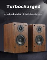 China Rhythm Rechargeable Bookshelf Speakers with USB Connection and Music Function for sale