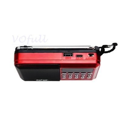 Cina 4OU 2 pollici altoparlante portatile radio player con TWS integrato e torcia in vendita