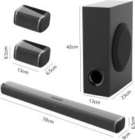China 4-Speaker 250W Wireless Bluetooth Soundbar Multiple Input Options for sale