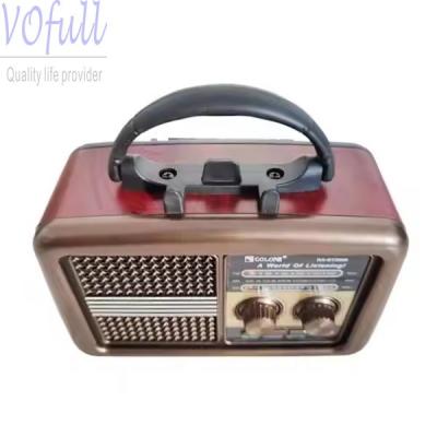 China FM/MW/SW 3 Band Portable Radio Player with USB/TF Slot Rechargeable Battery Pack Included for sale
