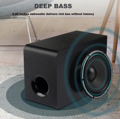 Cina Soundbar wireless Bluetooth con potenza di uscita di 100W e ingresso audio BT/USB/Hdmi-arc3.5MM/OPTICAL in vendita