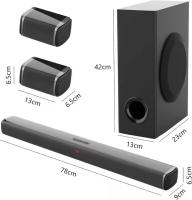 China 2.0 Channels Wireless Bluetooth Soundbar ABS Material for Exceptional Audio Performance for sale