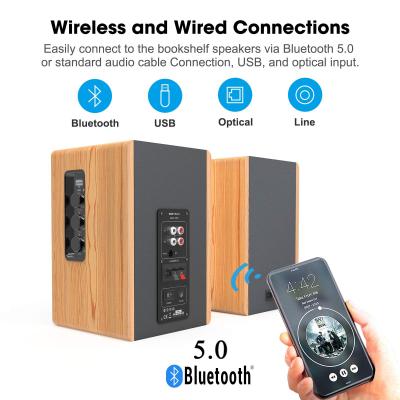China Alto-falante de estante de madeira Hifi Vofull com woofer de 4