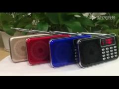 87.5mhz 108mhz Hand Held FM Radio With TF USB MP3 Multifunctional