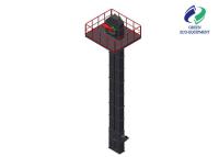China Heat Resistant Storage Silo With Mining Bucket Elevator for sale