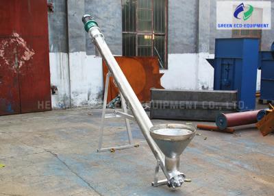 China Mobile Tubular Screw Conveyor Feeder System In Grain / Chemical Industries for sale