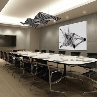 Cina Rotatable+Tri-color Dimmable By Remote High Quality Aluminum Acrylic Modern Decoration Led Chandelier Pendant Lamps in vendita