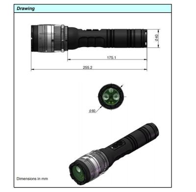 China Long Distance Rechargeable Torch Powerful Green Laser Flashlight for Tactical Needs for sale