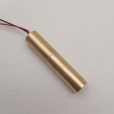China Hoge stabiliteit Messingkop 532nm 545nm 555nm 505nm 10mW 20mW 30mW 3V 5V Green Dot Line Cross Laser Module Te koop