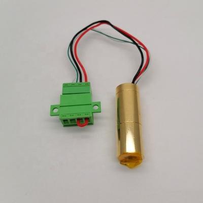 China 50mW 532nm Green Laser Diode Module met Messing Housing en PWM Output Power Mode Te koop