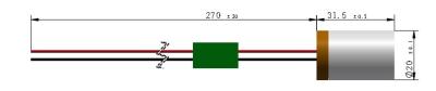 Cina Parti di ricambio Tipo Componente laser Giallo 561nm Dot Laser Modulo 20mW Dimensioni compatte in vendita