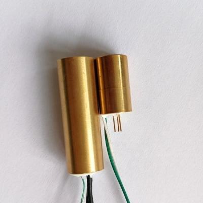 中国 APCブラスヘッド グリーンガウス線レーザーモジュール 10mW 20mW 30mW 50mW CW 545nm パワータイプ 販売のため