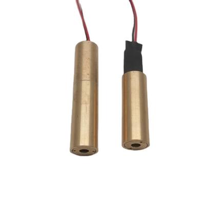 China Lasermodule 30mW 532nm Groene vlek Kleine grootte 8mm Diameter Kopermateriaal Groene laserpen Te koop