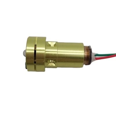 China Modo de potência de saída CW 555nm 551nm 15mW Modulo de diodo laser de ponteiro de laser verde à venda