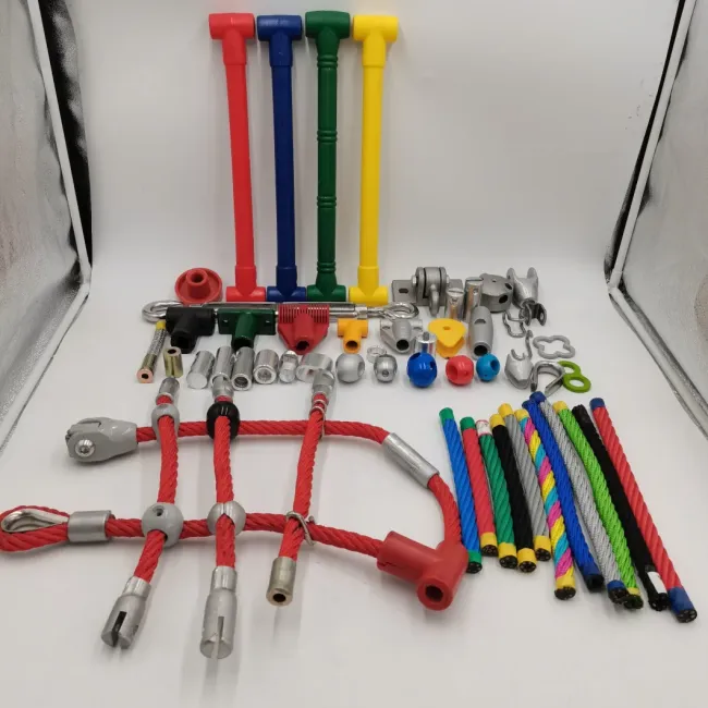 Hete Verkoop 16mm de Combinatie die van de Polyesterspeelplaats Kabel beklimmen