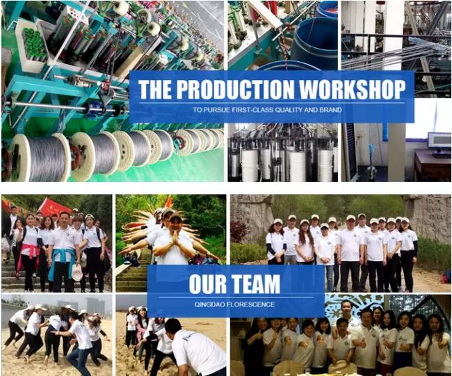 16mm 6 Strand Twist PP Combination Rope With Accessories For Climbing Net 7