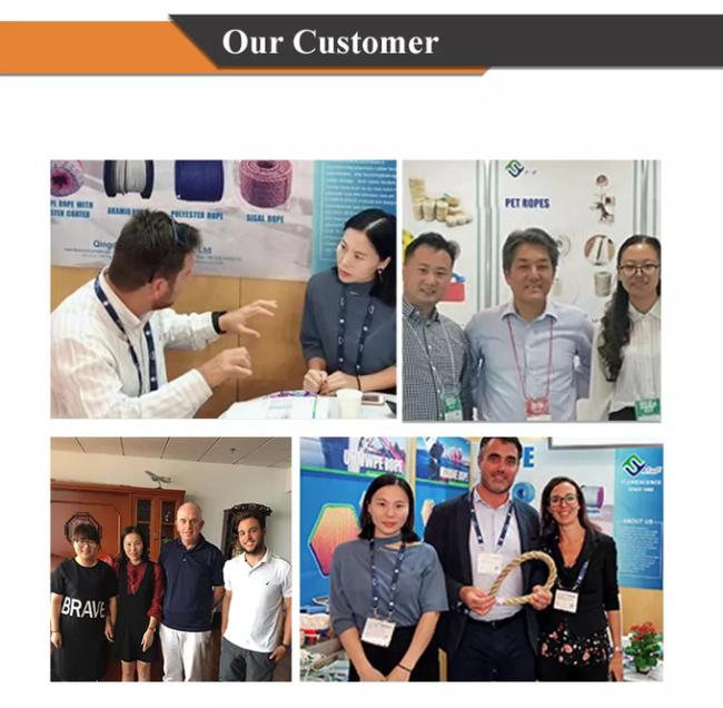 16mm 6 Strand Twist PP Combination Rope With Accessories For Climbing Net 8