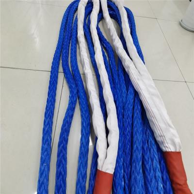China 12-strengs UHMWPE marinetouw zwaar belastbaar anti-corrosie Te koop