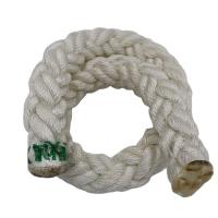 China White 8 Strand Polyester Mooring Rope 30mm-160mm Diameter 200m-220m Length for Ships for sale