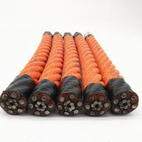 China 6 Strand PP Danline Combination Wire Rope 20mm 24mm Steel Core Marine Mooring Rope for sale