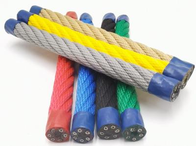 China UV Resistance 16mmx500m PP Multifilament Combination Wire Rope Made in China for sale