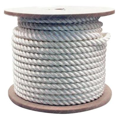 China 3-strengs nylon touw 4mm-56mm aangepaste lengte voor vissen en marine Te koop