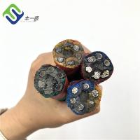 China 16mm Colored Polyester Combination Playground Rope with 40KN Breaking Strength for Climbing Nets and Amusement Parks for sale
