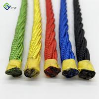 China 16mm 4-Strand Polyester Steel Core Playground Rope - 500m Coil, 2.7mm Steel Diameter, UV Stabilized for sale