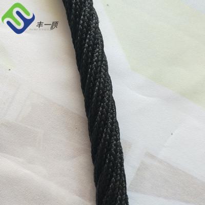 China Medium Lay 16mm Twist Polyester Combination Rope For Children Playground for sale