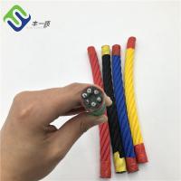 China Customized Playground Climbing Nets 16mm 6 Strand Polyester Combination Rope for sale