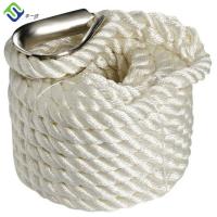 China Industry Grade Nylon Polyamide 3 Strand Twisted Rope 4mm-60mm for Docking Pulling for sale