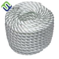 China Industry Grade Nylon Polyamide 3 Strand Twisted Rope 4mm-60mm for Docking Pulling for sale